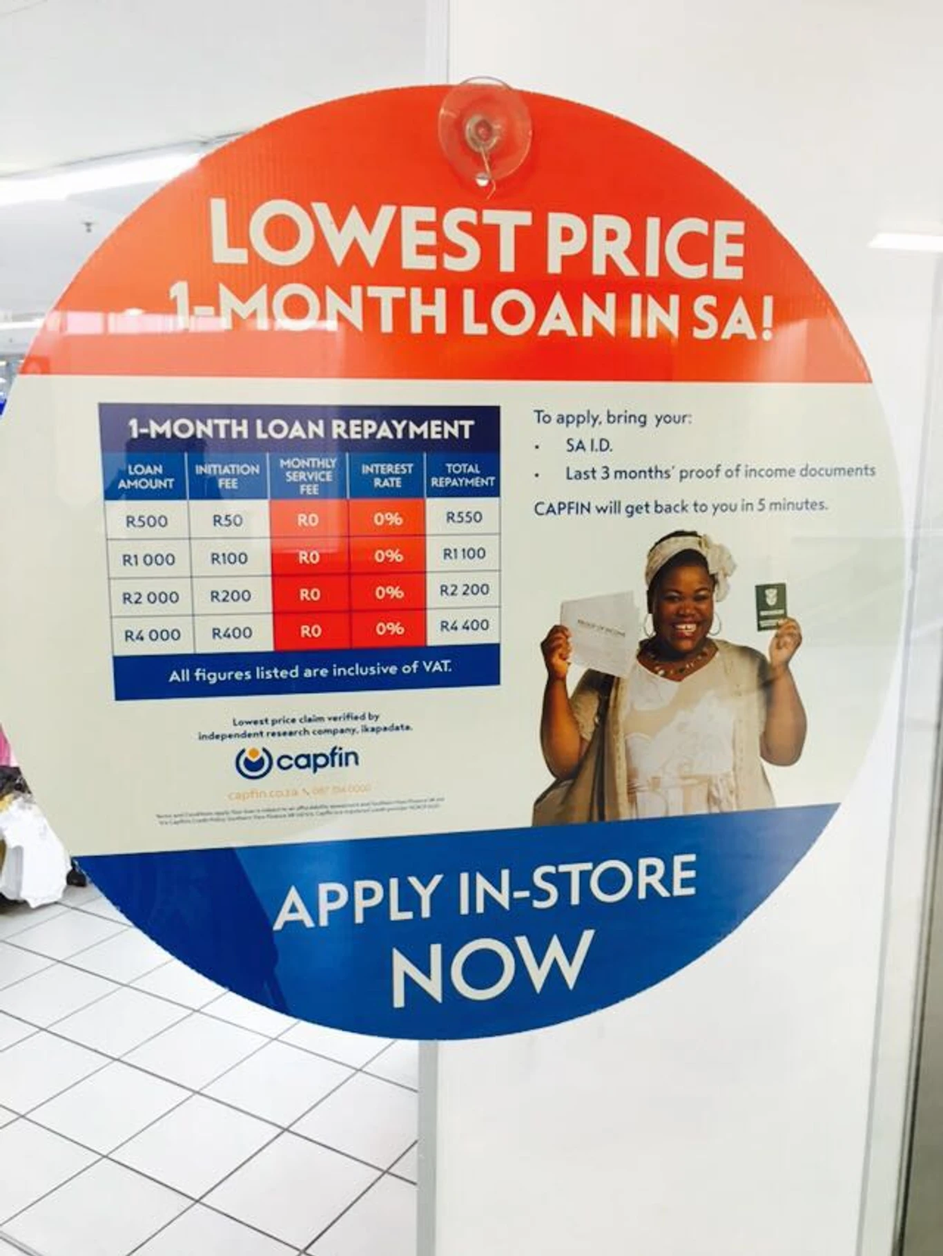 Capfin offers one month interest free loan JustMoney
